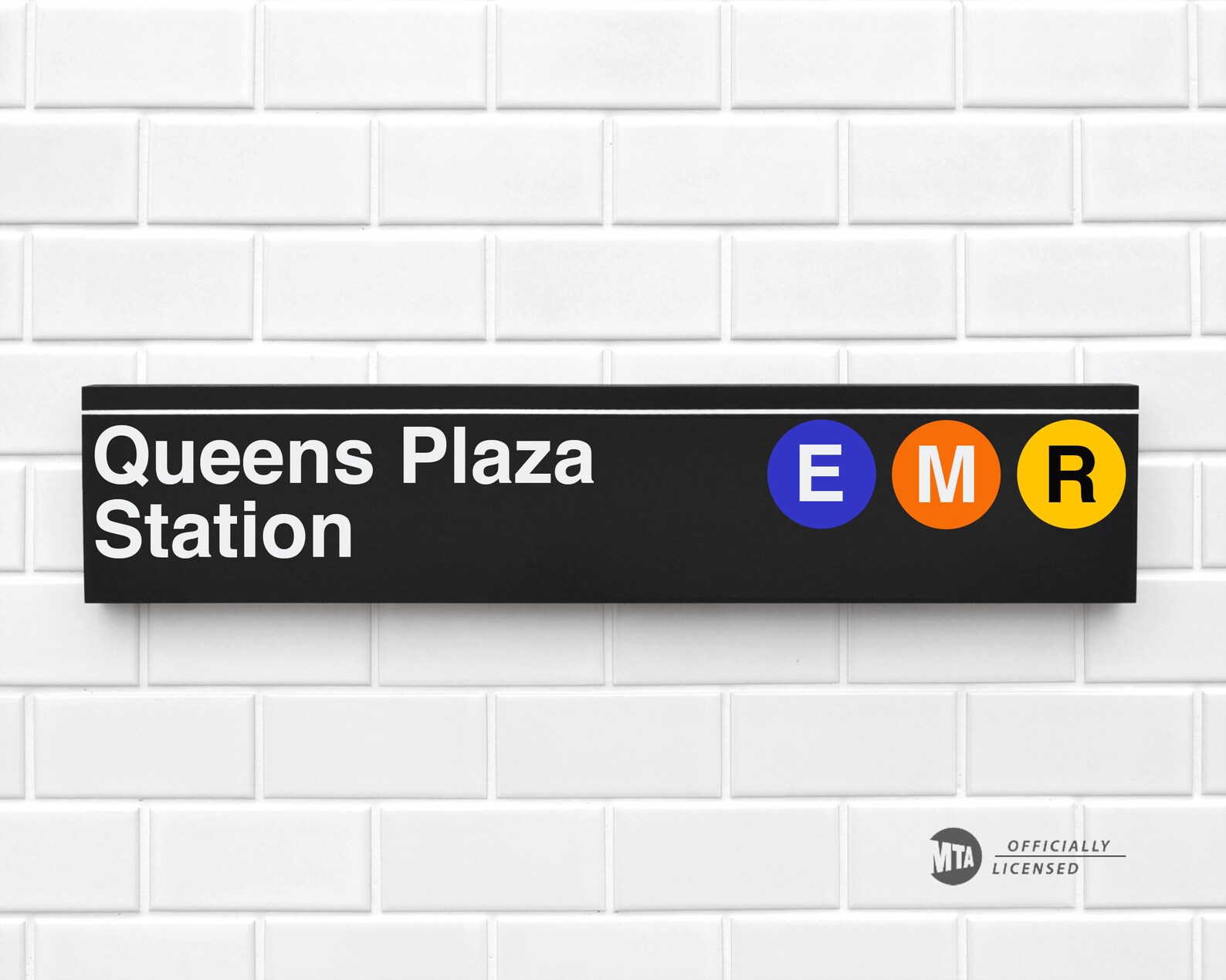 Queens Plaza Station - New York City Subway Sign - Wood Sign - Etsy