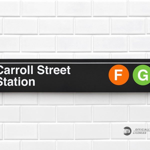 Custom Subway Sign - Etsy