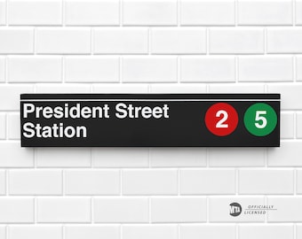 Chambers Street Station New York City Subway Sign Wood | Etsy