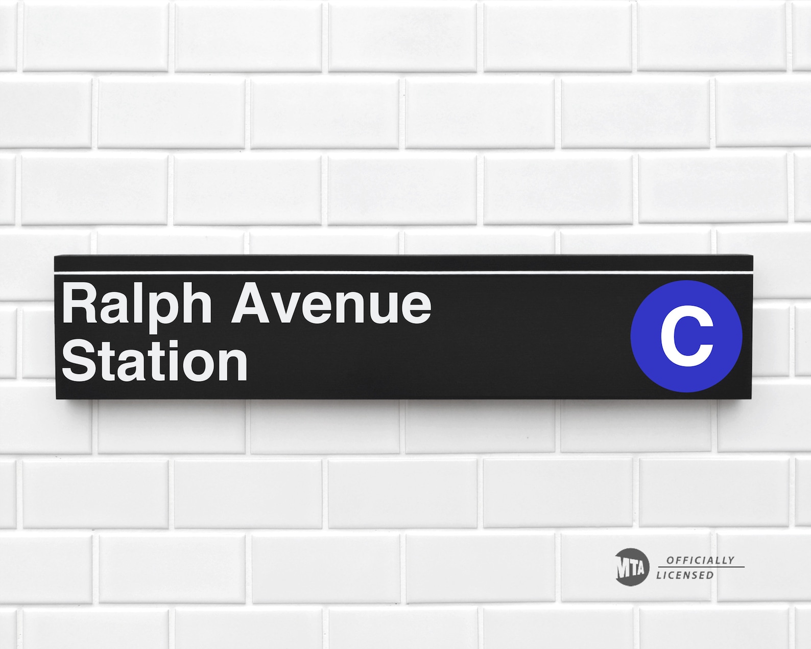 Ralph Avenue Station New York City Subway Sign Wood Sign | Etsy