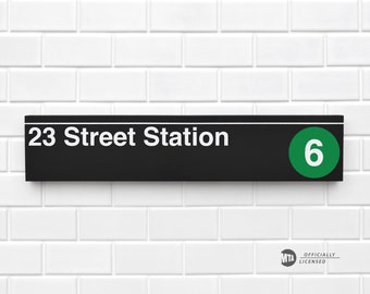 96 Street Station New York City Subway Sign Wood Sign | Etsy