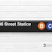 86 Street Station New York City Subway Sign Wood Sign - Etsy