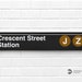 Crescent Street Station New York City Subway Sign Wood - Etsy