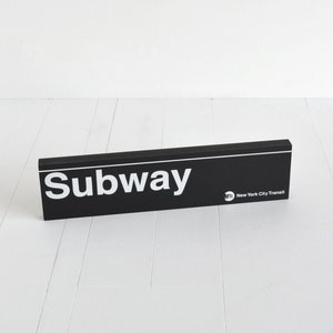 Subway Station Sign - New York City Subway Sign - Wood Sign - Etsy