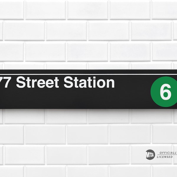 City Street Sign - Etsy