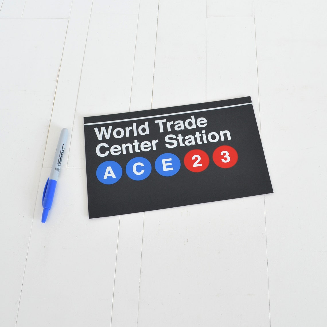 50 Street Station New York Subway Sign Art Print - Etsy