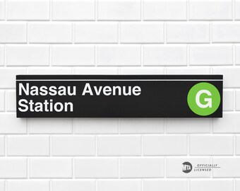 Utica Avenue Station New York City Subway Sign Wood Sign | Etsy
