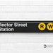 Rector Street Station - New York City Subway Sign - Wood Sign - Etsy Canada