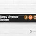 Marcy Avenue Station - New York City Subway Sign - Wood Sign - Etsy