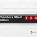 Chambers Street Station - New York City Subway Sign - Wood Sign - Etsy