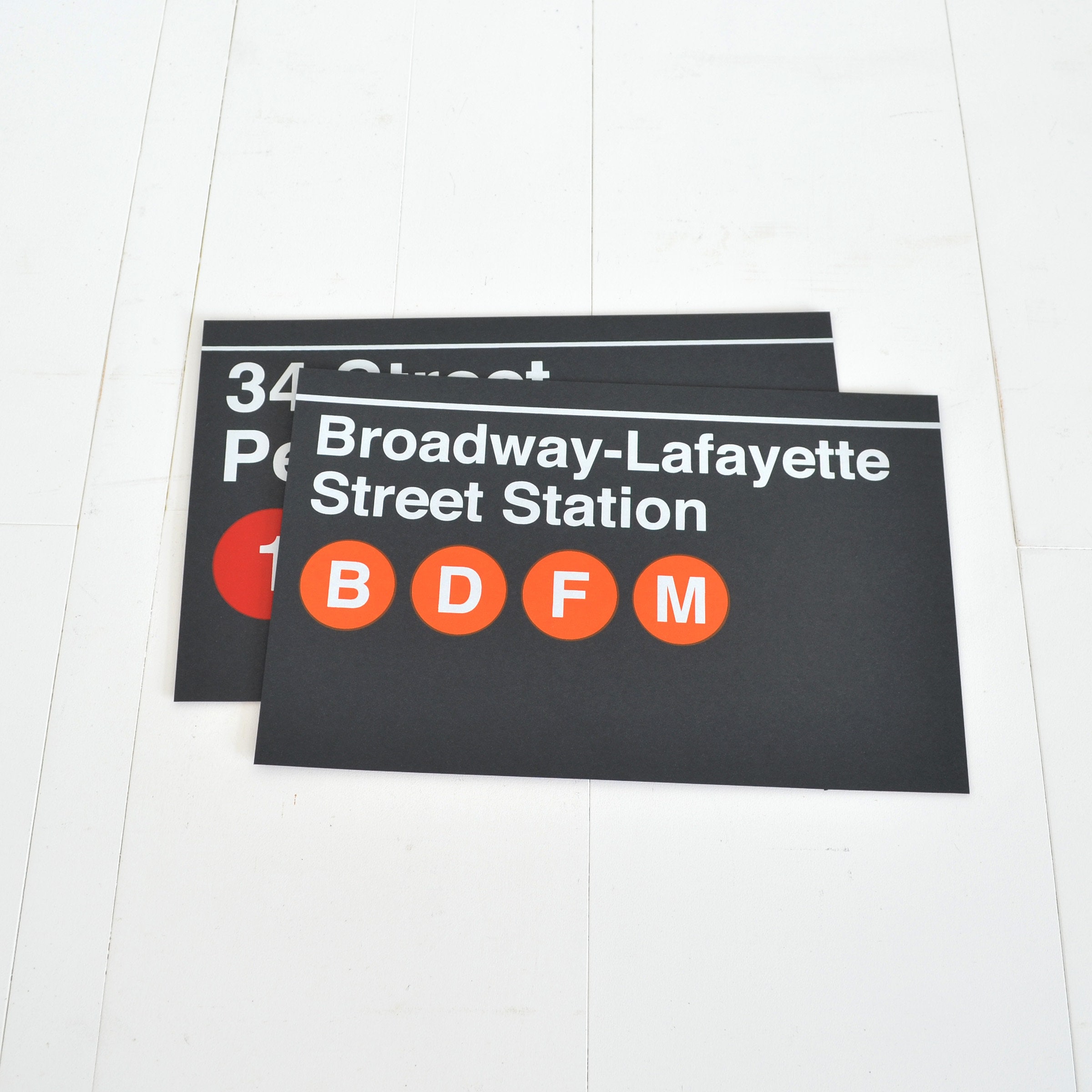 34 Street Penn Station New York Subway Sign Art Print - Etsy