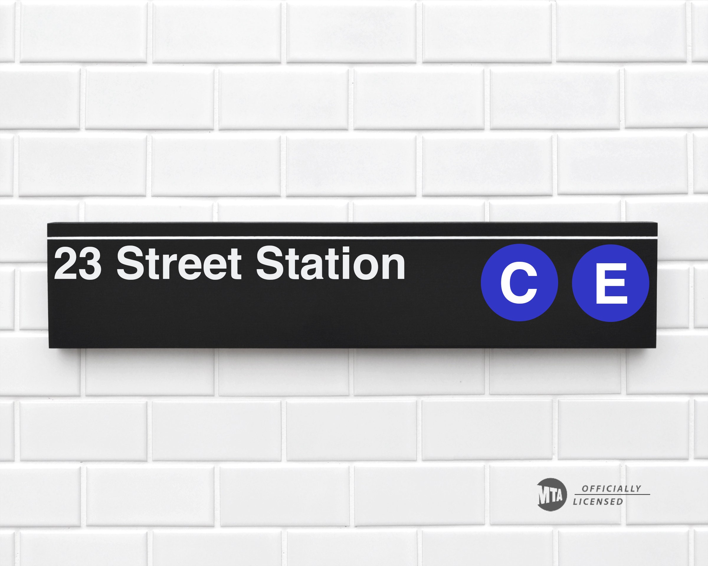 23 Street Station - New York City Subway Sign - Wood Sign - Etsy