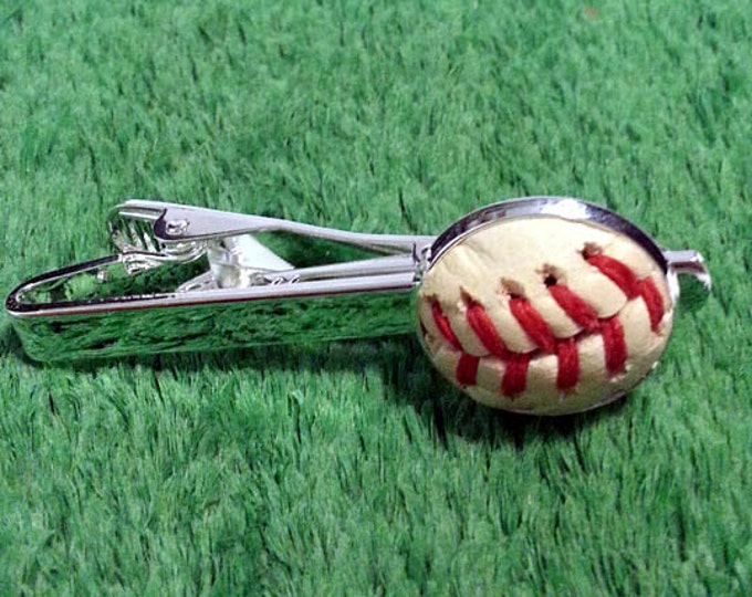 Baseball Tie Bar (tiebar - Tie Clip -tie Tac) Made From a Real Baseball ...
