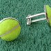 Real Tennis Ball Cufflinks - Yellow or Pink Handmade Cuff Links - Etsy