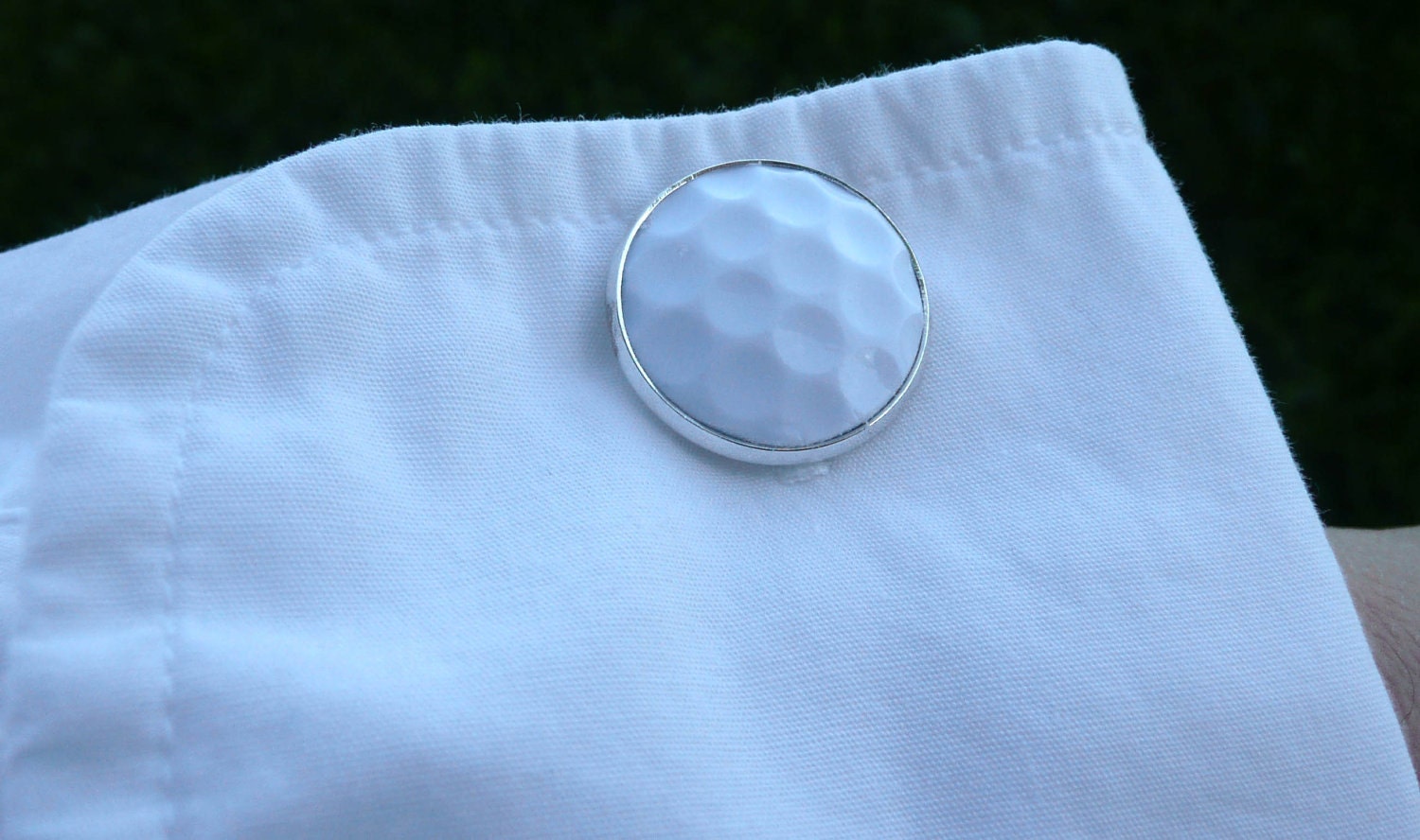 Real Golf Ball Cufflinks Handmade Cuff Links From a White - Etsy