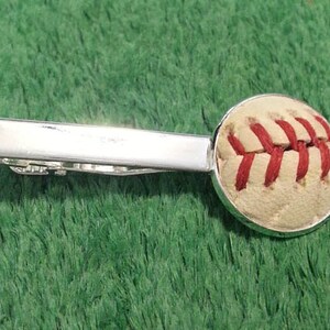 Baseball Tie Bar (tiebar - Tie Clip -tie Tac) Made From a Real Baseball ...