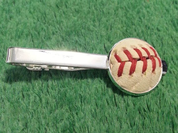 Baseball Tie Bar (tiebar - Tie Clip -tie Tac) Made From a Real Baseball ...