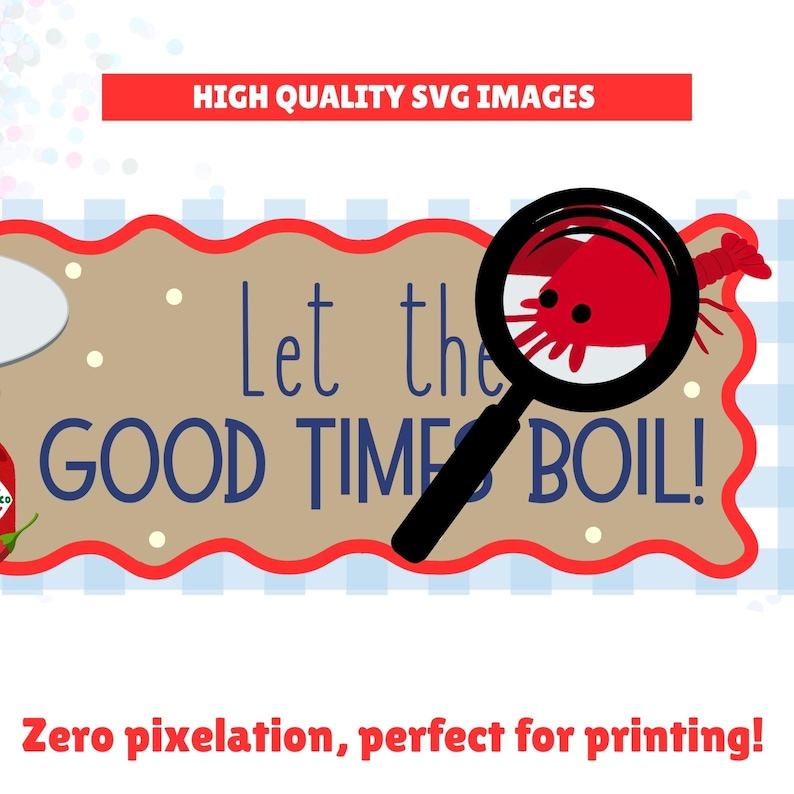 Crawfish Boil Banner Editable Canva Banner Template | Instant Download ...