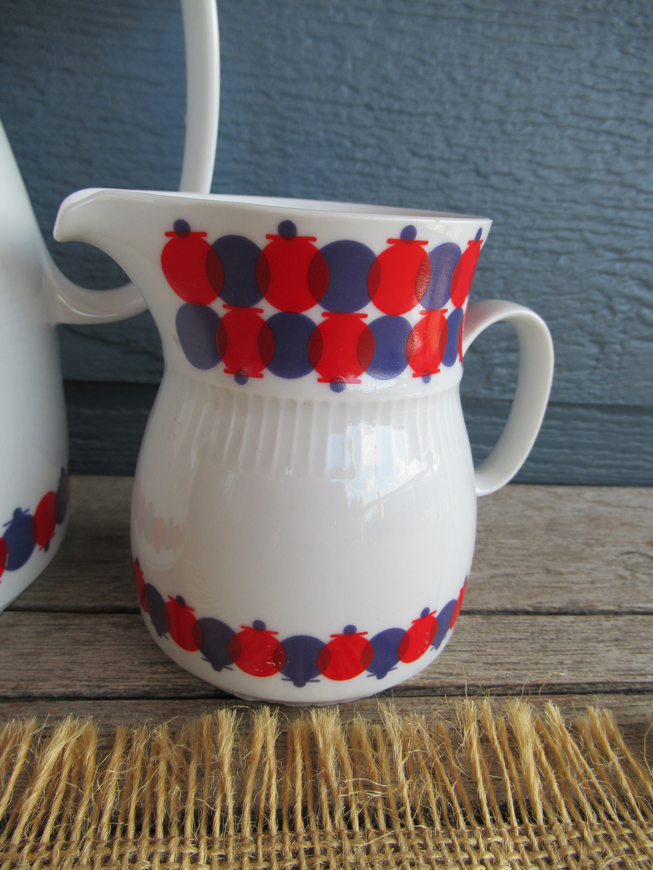 Vintage Mid Century Tea Set Teapot Creamer and Sugar Bowl | Etsy