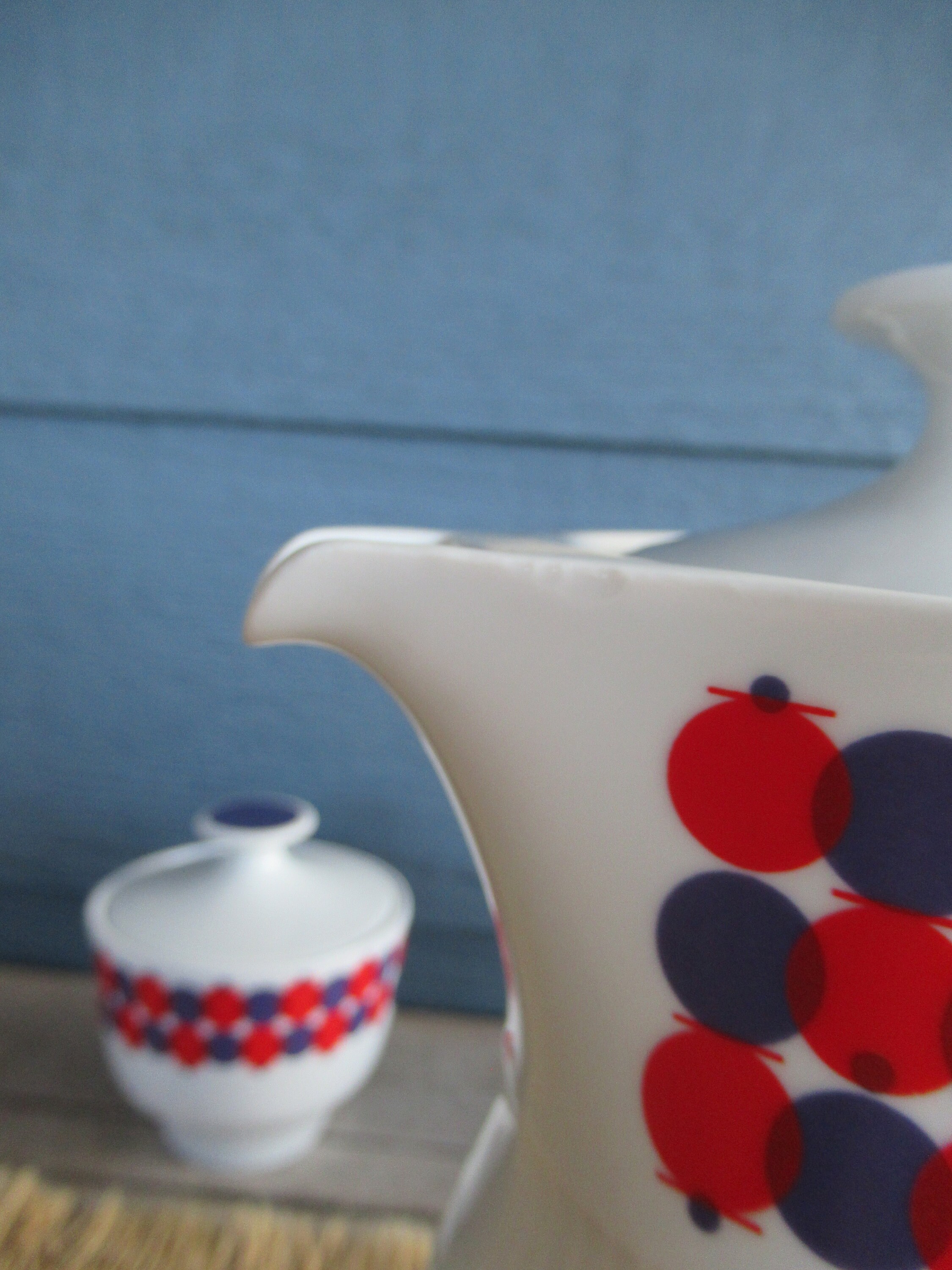 Vintage Mid Century Tea Set Teapot Creamer and Sugar Bowl | Etsy