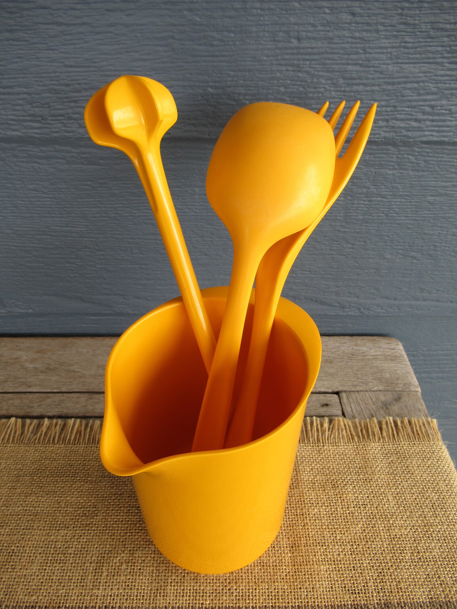 Vintage Rosti Melamine Pitcher and Utensil Set Danish Modern | Etsy