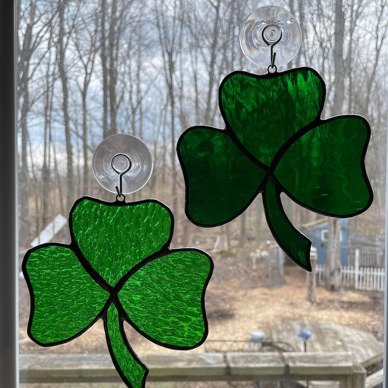 Shamrock Sun Catcher - Etsy
