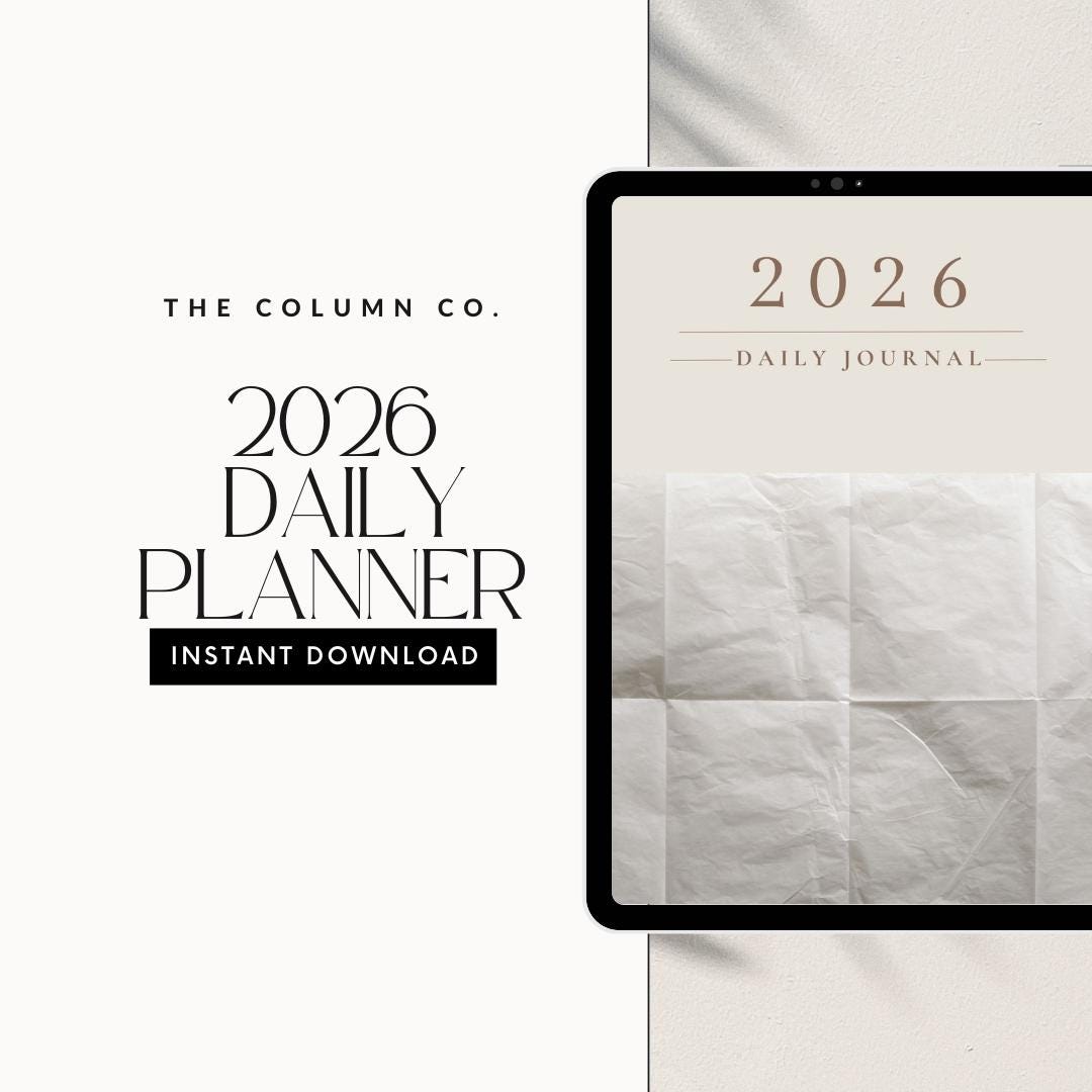 2026 Daily Planner PDF | Hourly Schedule, Gratitude Journal (instant ...