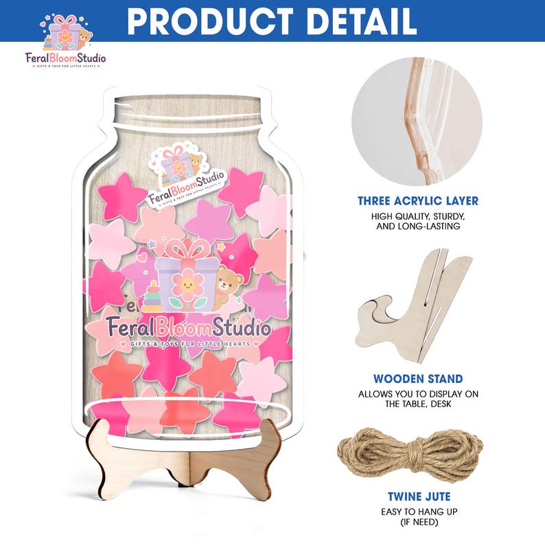 Custom Name Kids Star Reward Jar, Pink Behavior Chart, Classroom Chore ...