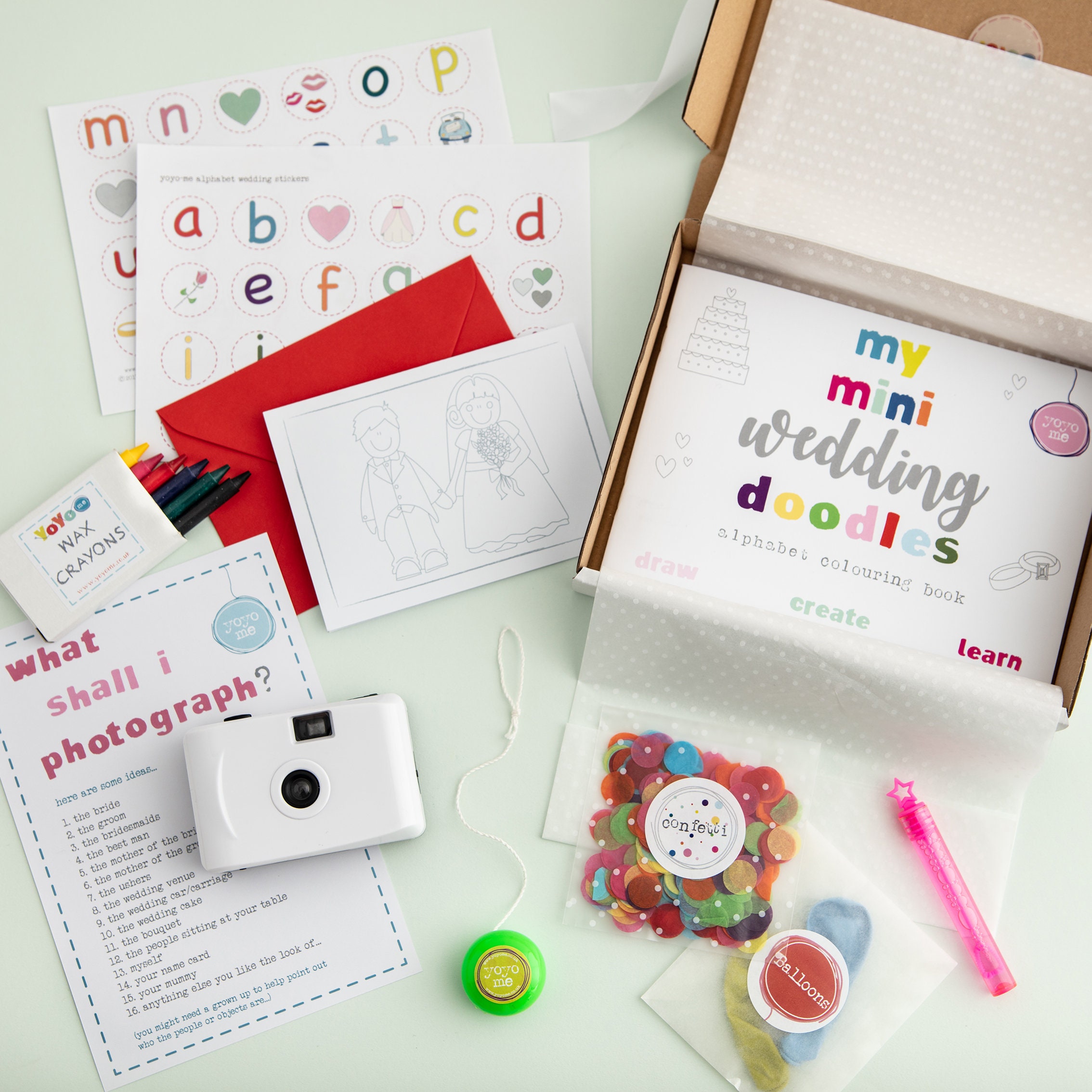 Deluxe Wedding Activity Box for Children - Etsy UK