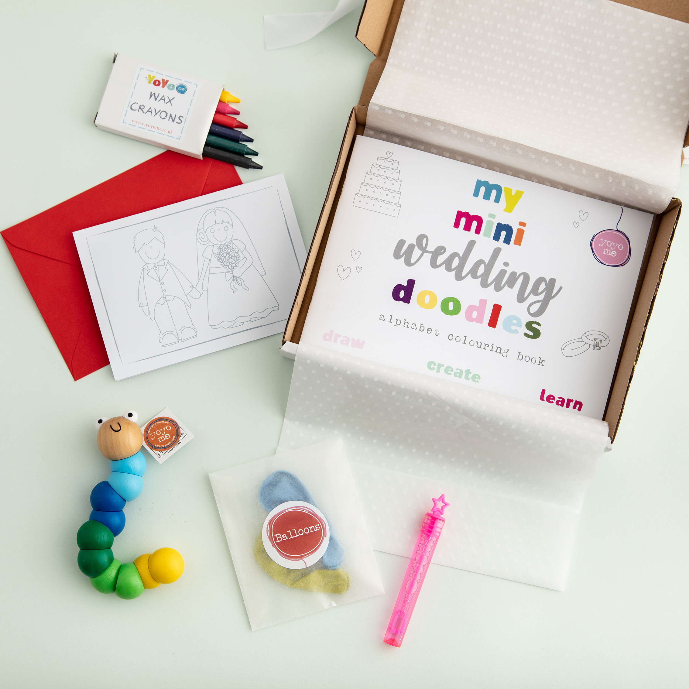 Deluxe Wedding Activity Box for Children - Etsy UK