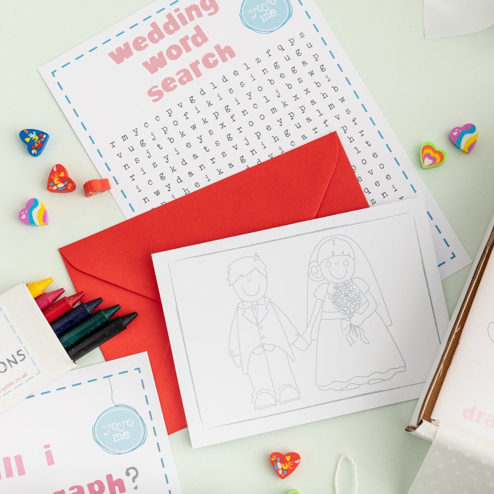 Deluxe Wedding Activity Box for Children - Etsy