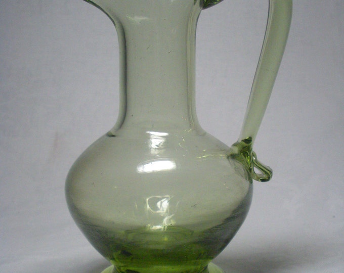 Handblown Jamestown Virginia Glass Carafe - Etsy