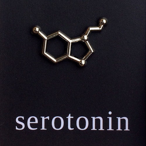 Dopamine Glow in the Dark Molecule Festival Lapel Hat Pin - Etsy