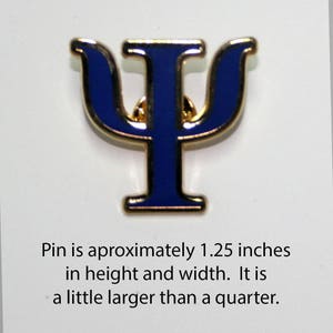 Psychology Symbol psi Pin - Etsy