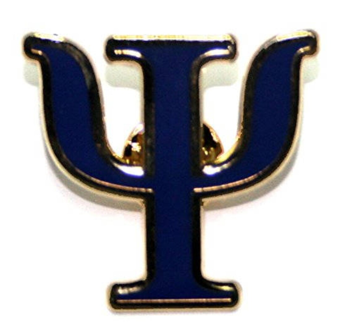 Psychology Symbol Psi pin | Etsy