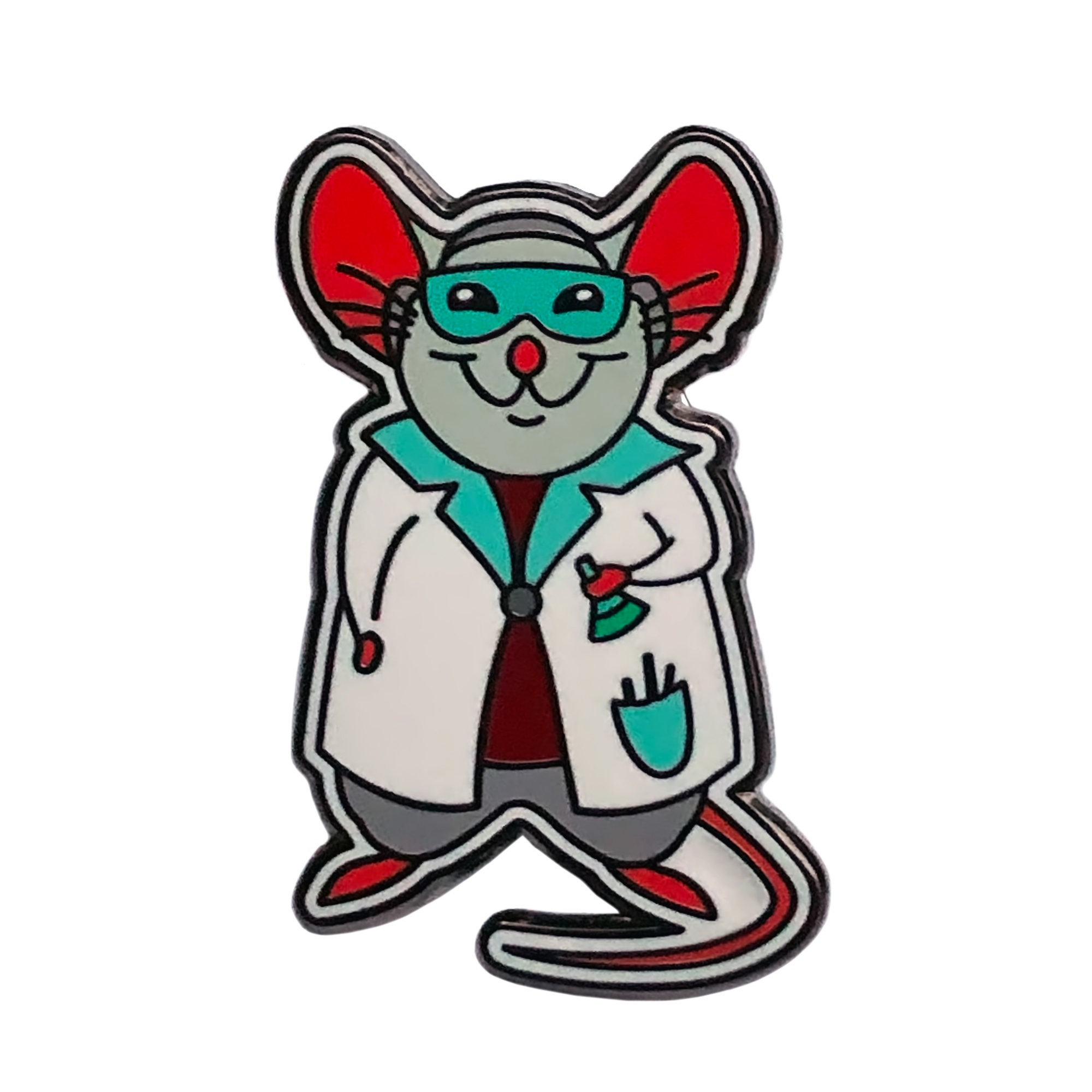 Big Bad Lab Rat Pin - Etsy
