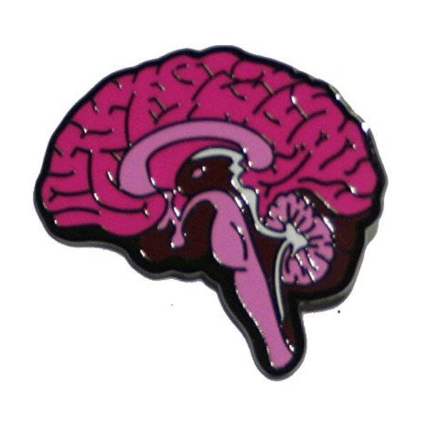 Brain Pin - Etsy