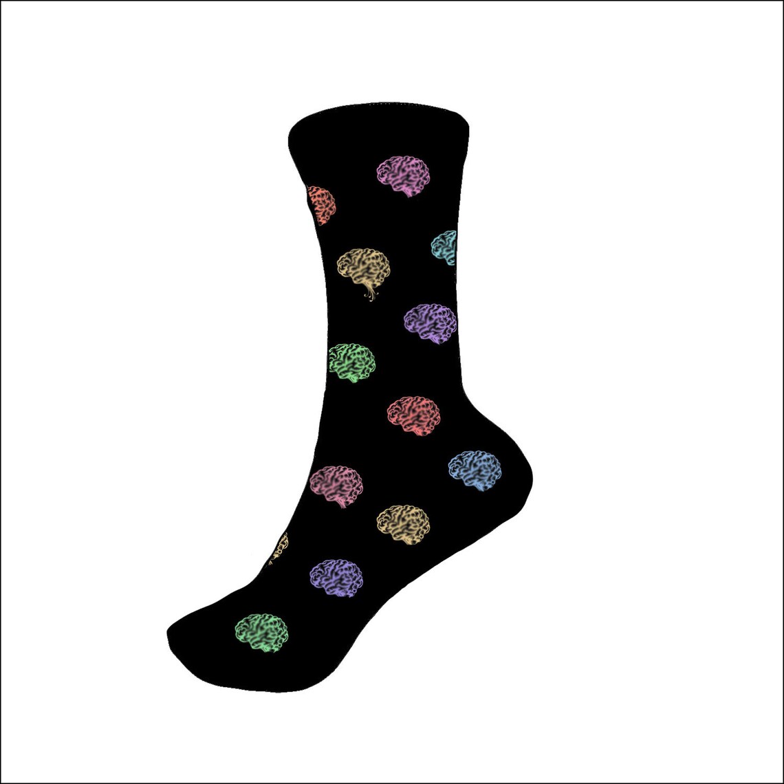 Brain Socks - Etsy