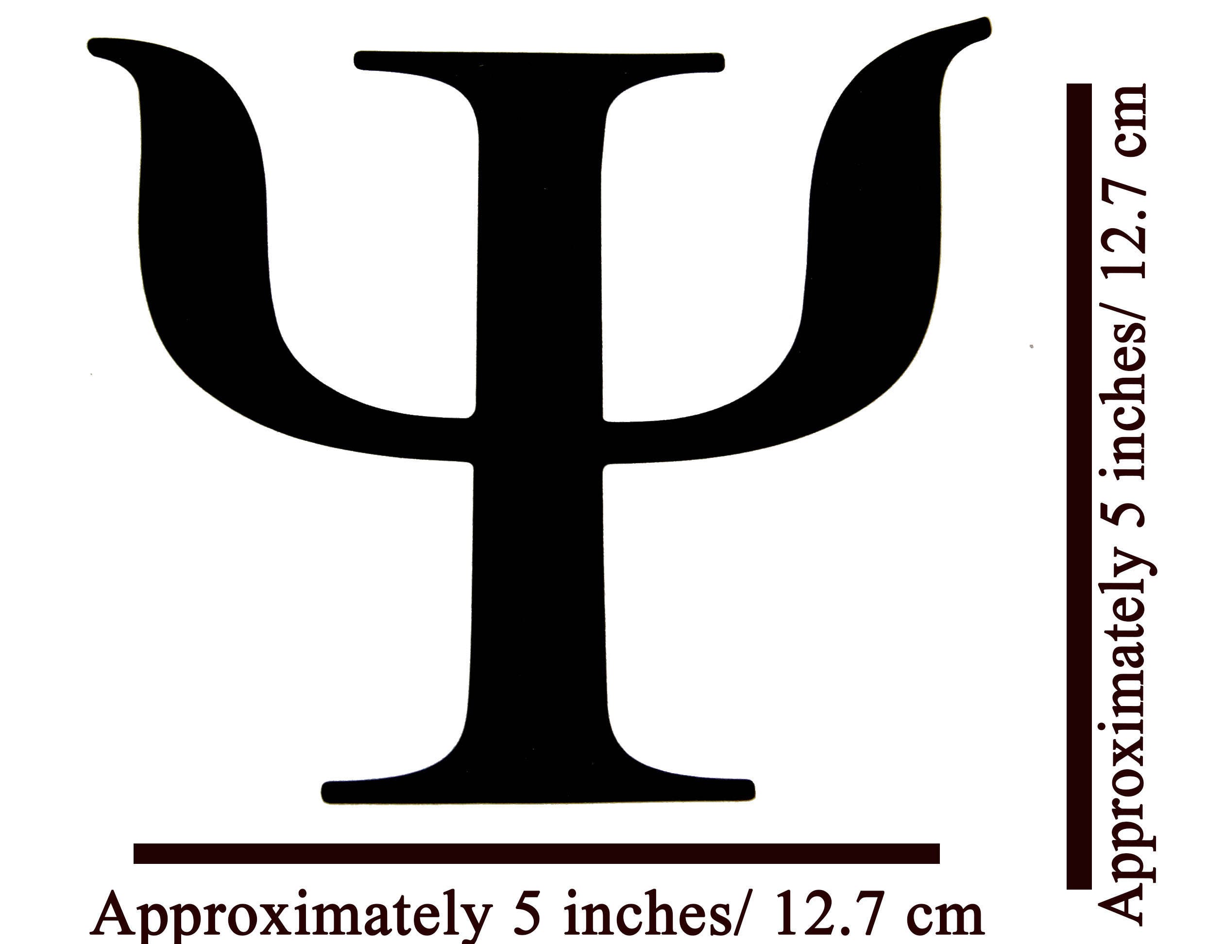PSI Symbol Runde oben Aufkleber Aufkleber Psychologie | Etsy