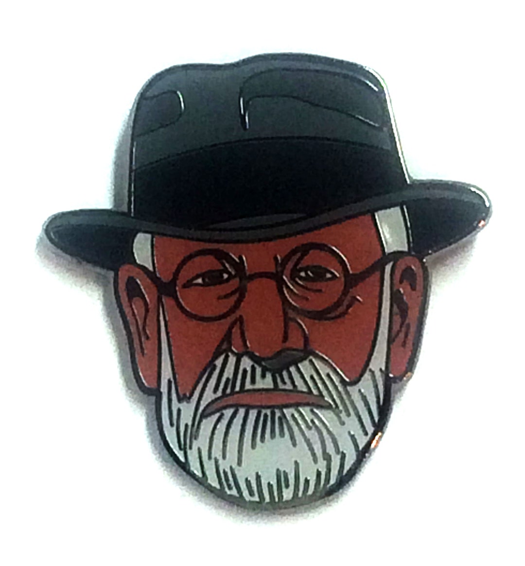 Sigmund Freud Psychology Pin - Etsy
