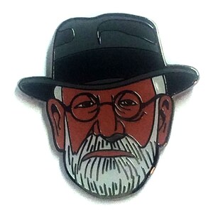 Sigmund Freud Psychology Pin - Etsy