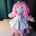20 Inch Pink Raggedy Ann in Pink Print Dress - Etsy
