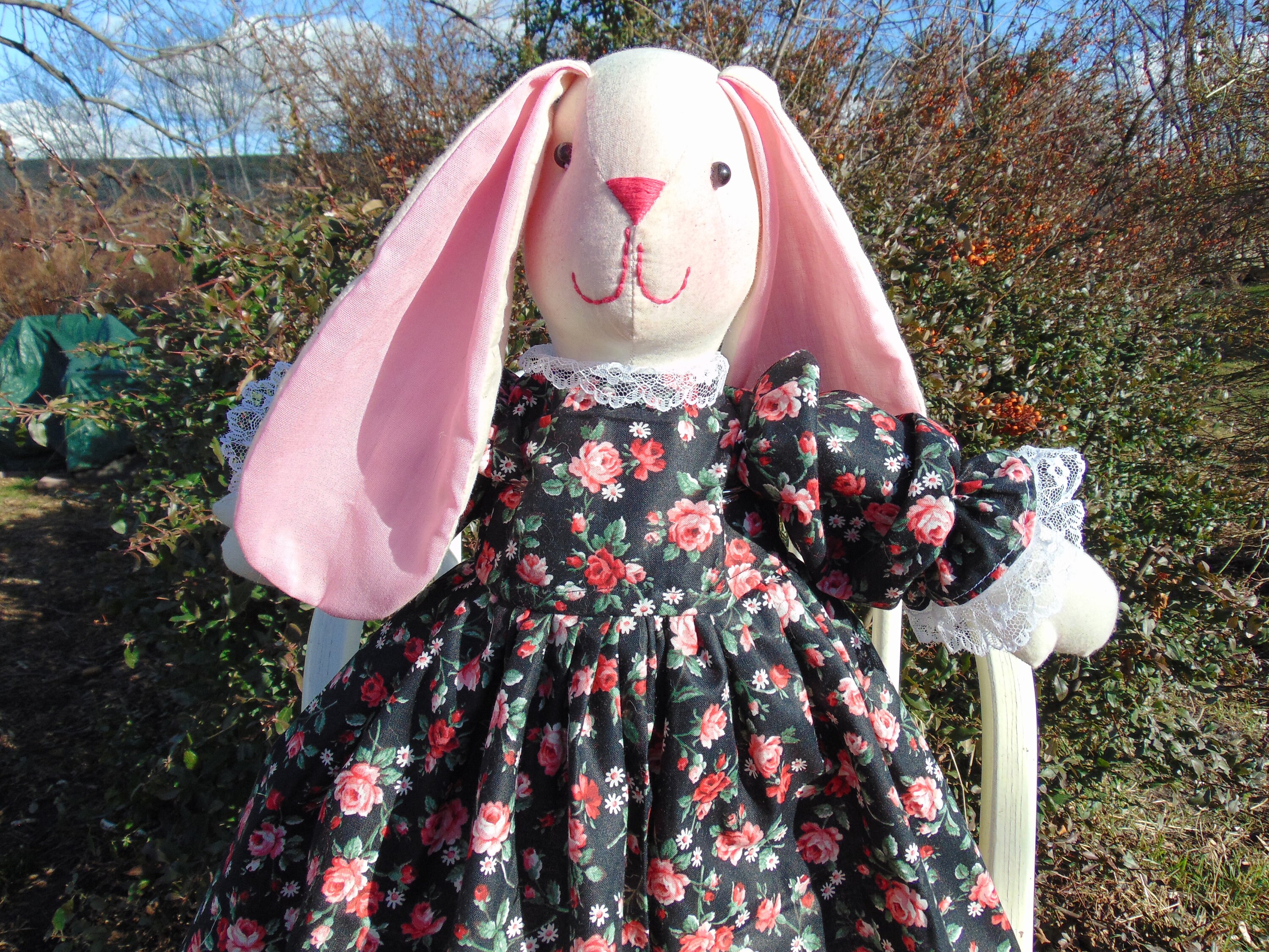 Molly the Stuffed Bunny Rabbit Doll - Etsy