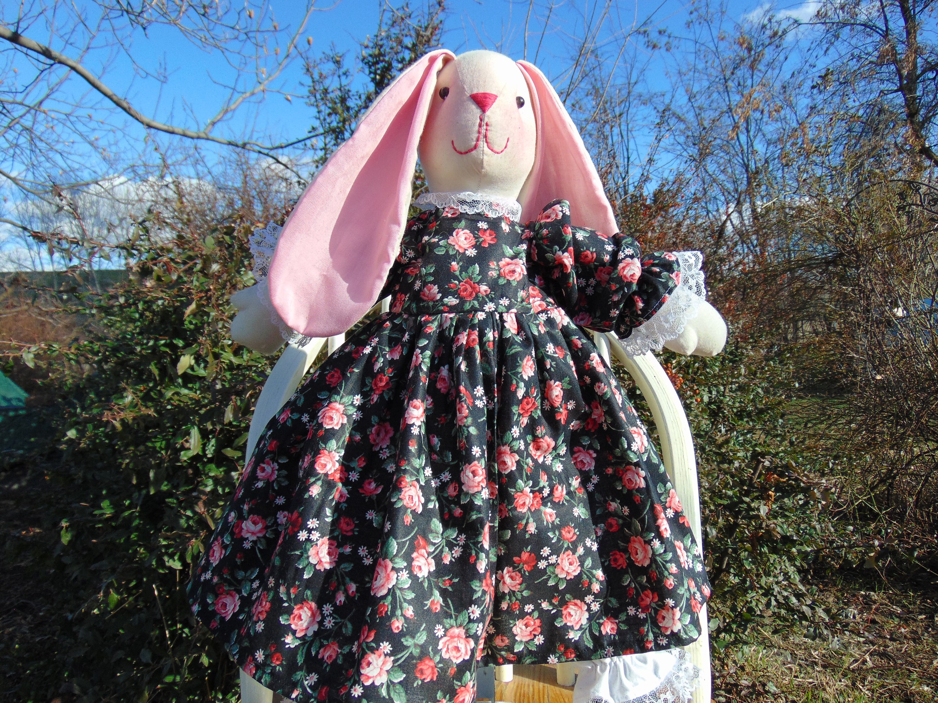 Molly the Stuffed Bunny Rabbit Doll - Etsy