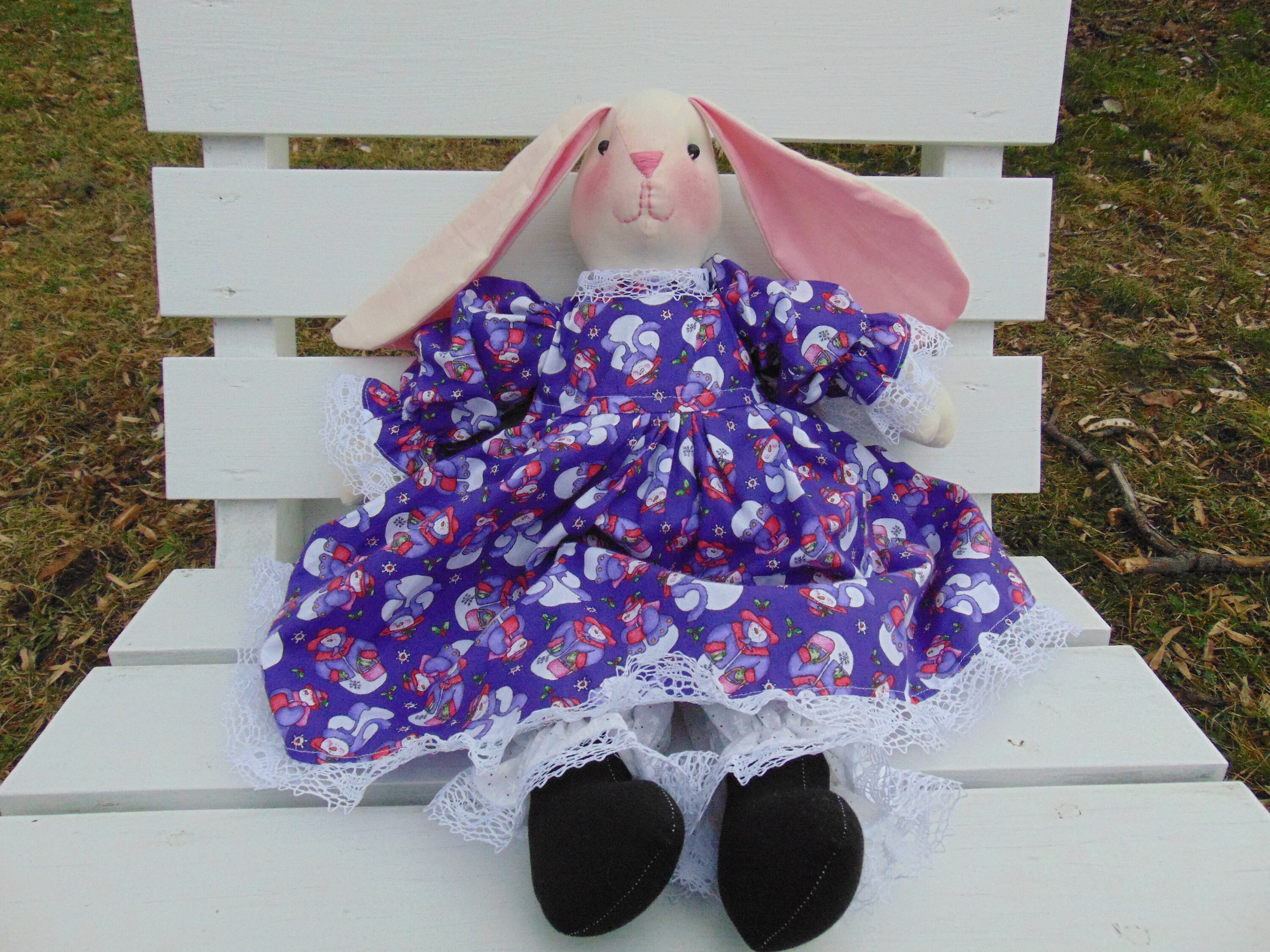 Merri the Stuffed Bunny Rabbit Doll - Etsy