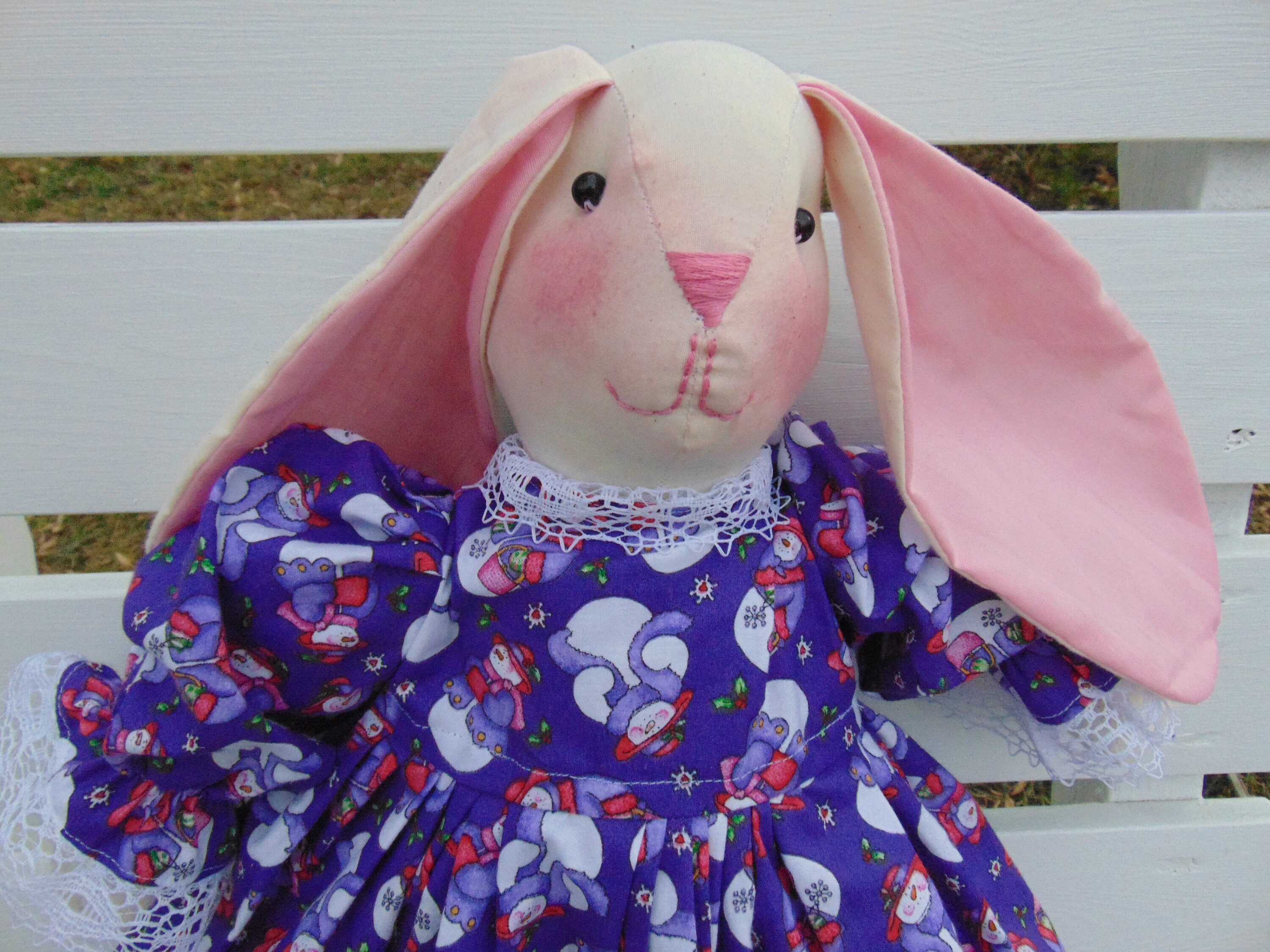 Merri the Stuffed Bunny Rabbit Doll - Etsy