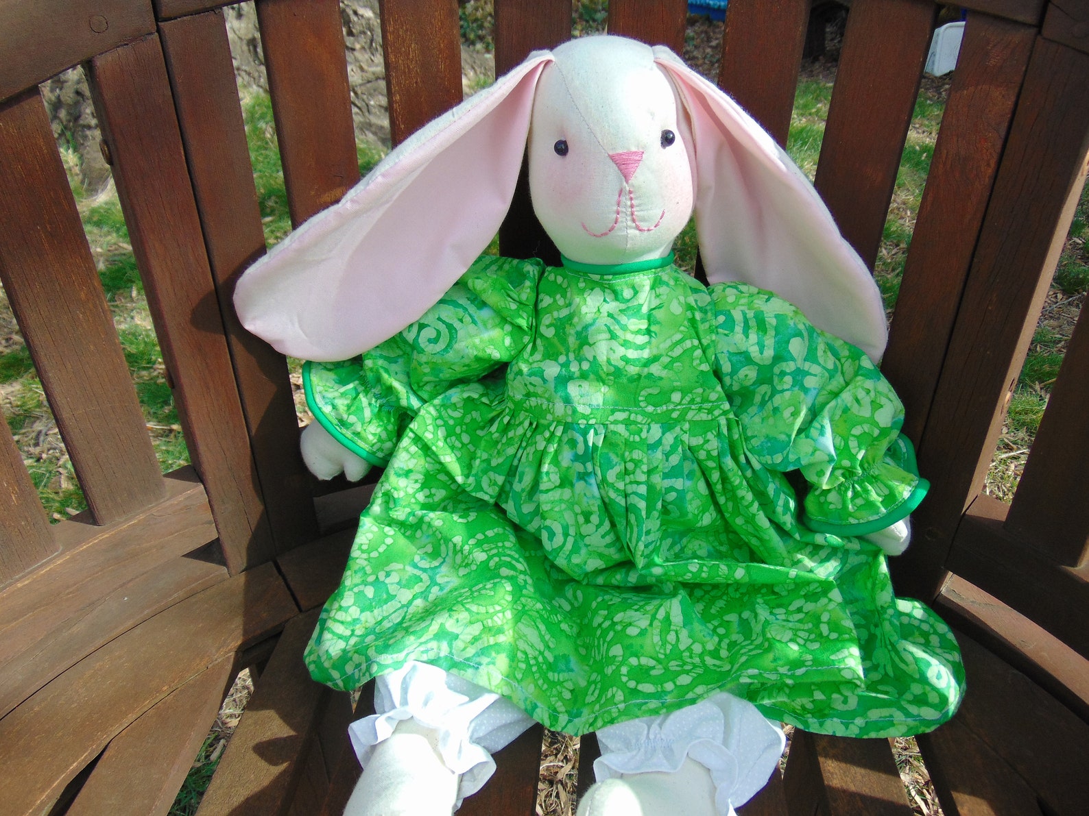 Becky the Stuffed Bunny Rabbit Doll - Etsy