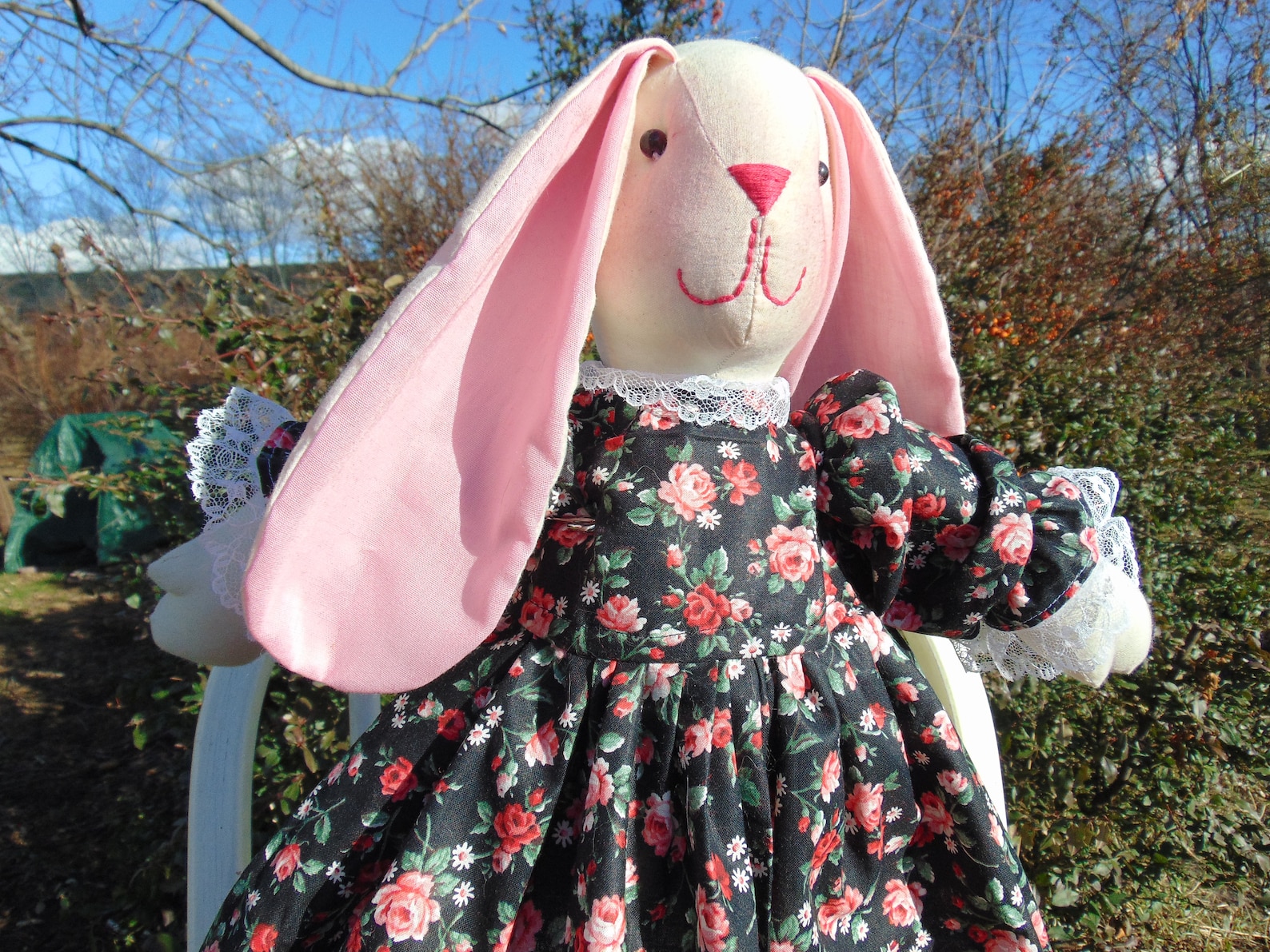 Molly the Stuffed Bunny Rabbit Doll - Etsy