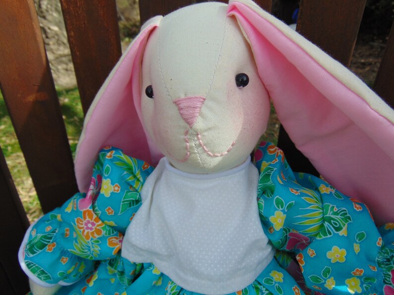 Katie the Stuffed Easter Bunny Rabbit Doll - Etsy