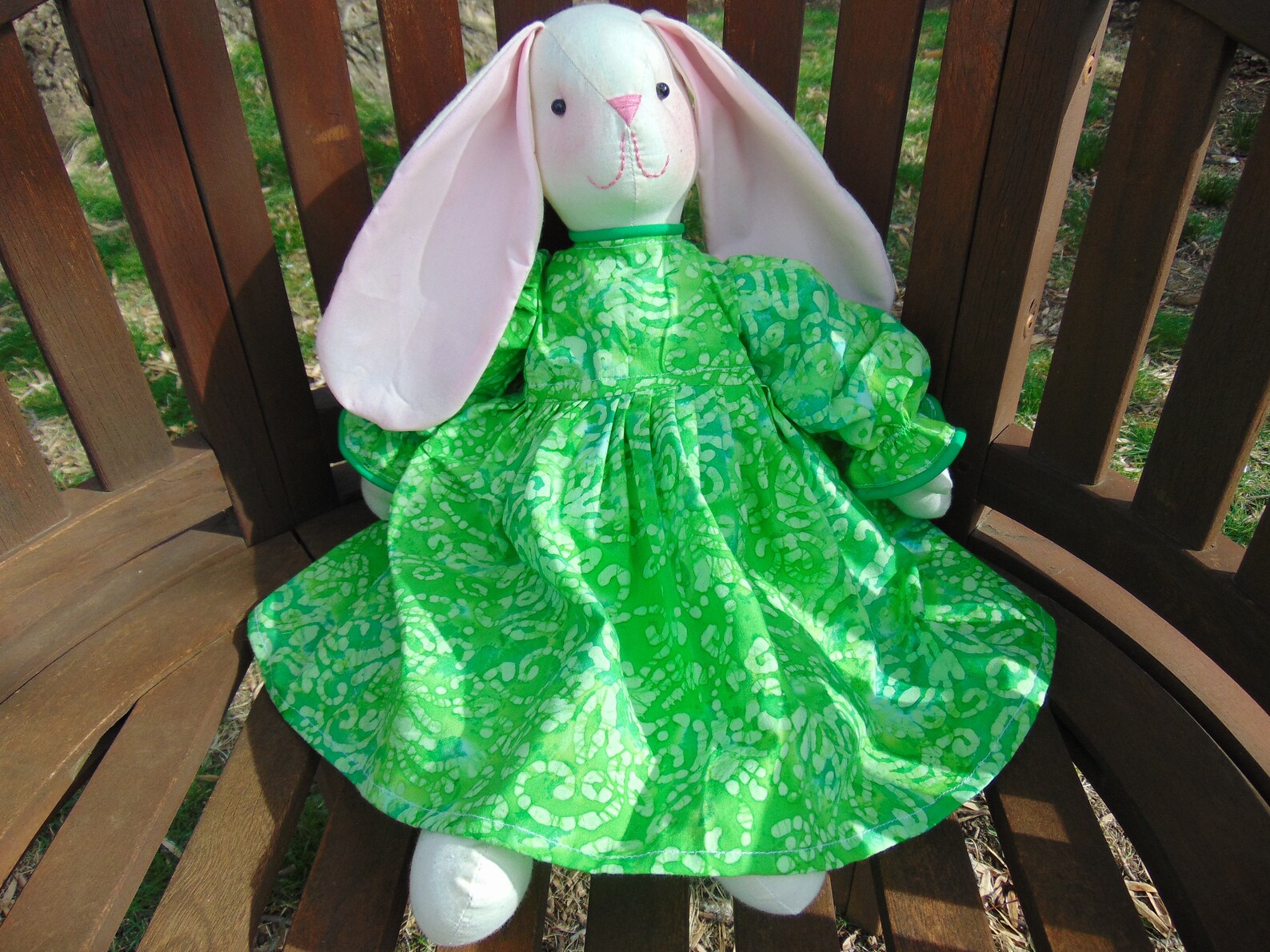 Becky the Stuffed Bunny Rabbit Doll - Etsy